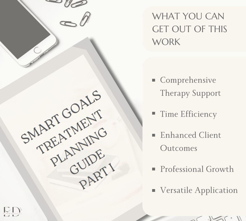 SMART Goals Treatment Planning Guide Therapy Intervention Clinical ...