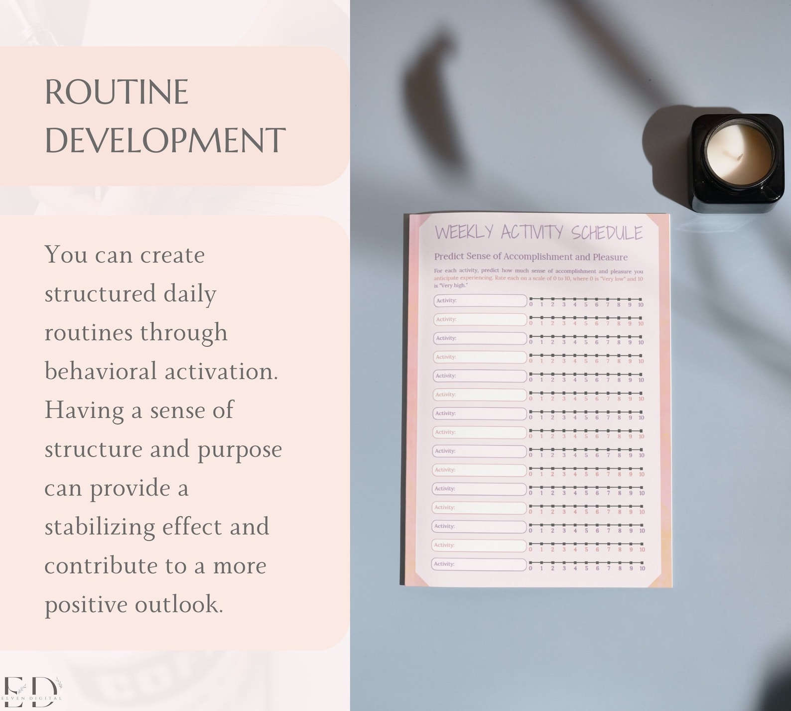 CBT Worksheets Behavioral Activation Cognitive Behavioral Therapy ...