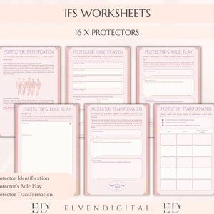 IFS Resource Bundle Parts Work Worksheets IFS Cards Internal Family ...