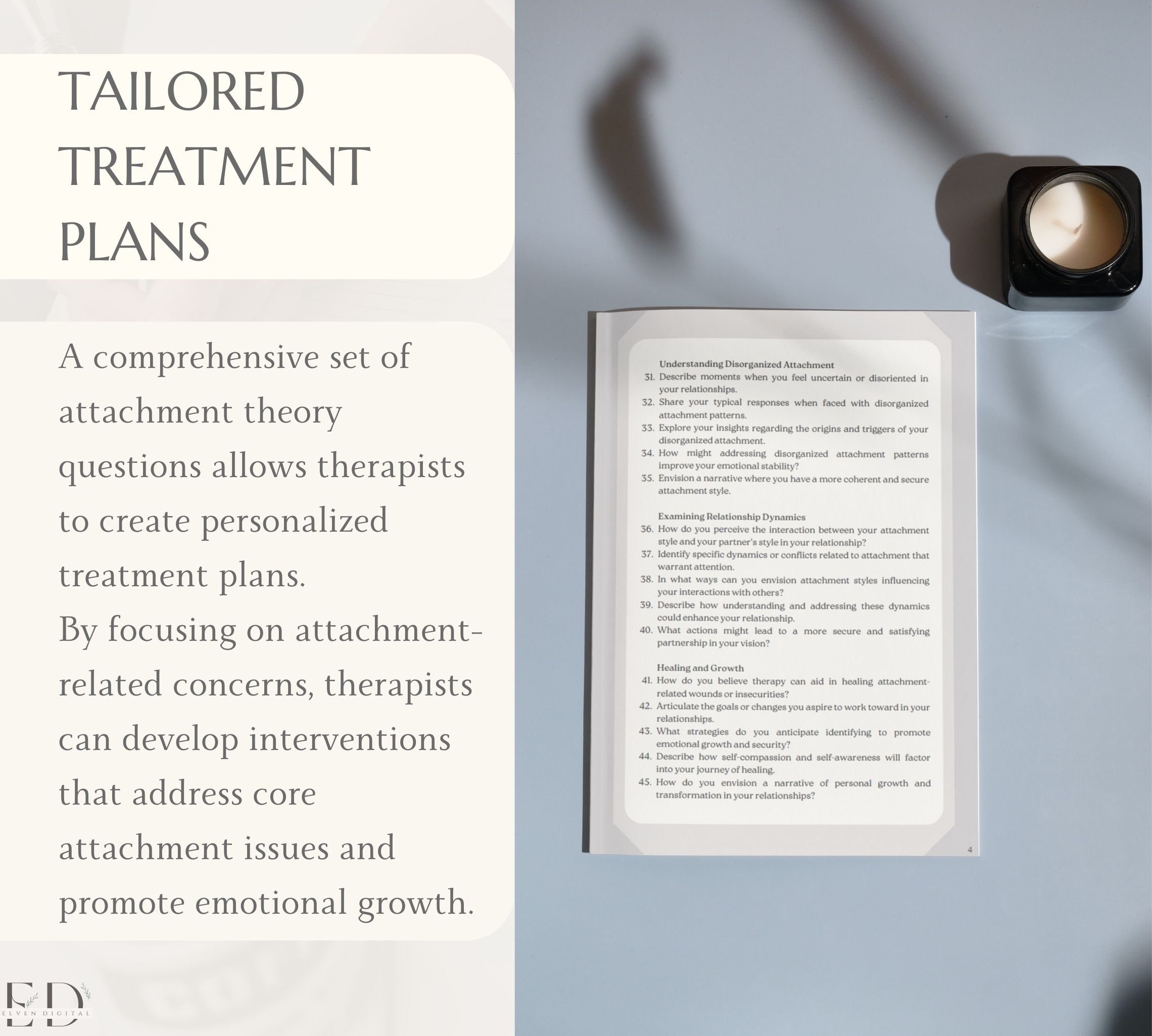 Attachment Theory Therapy Questions Adult Attachment Therapy Worksheets ...