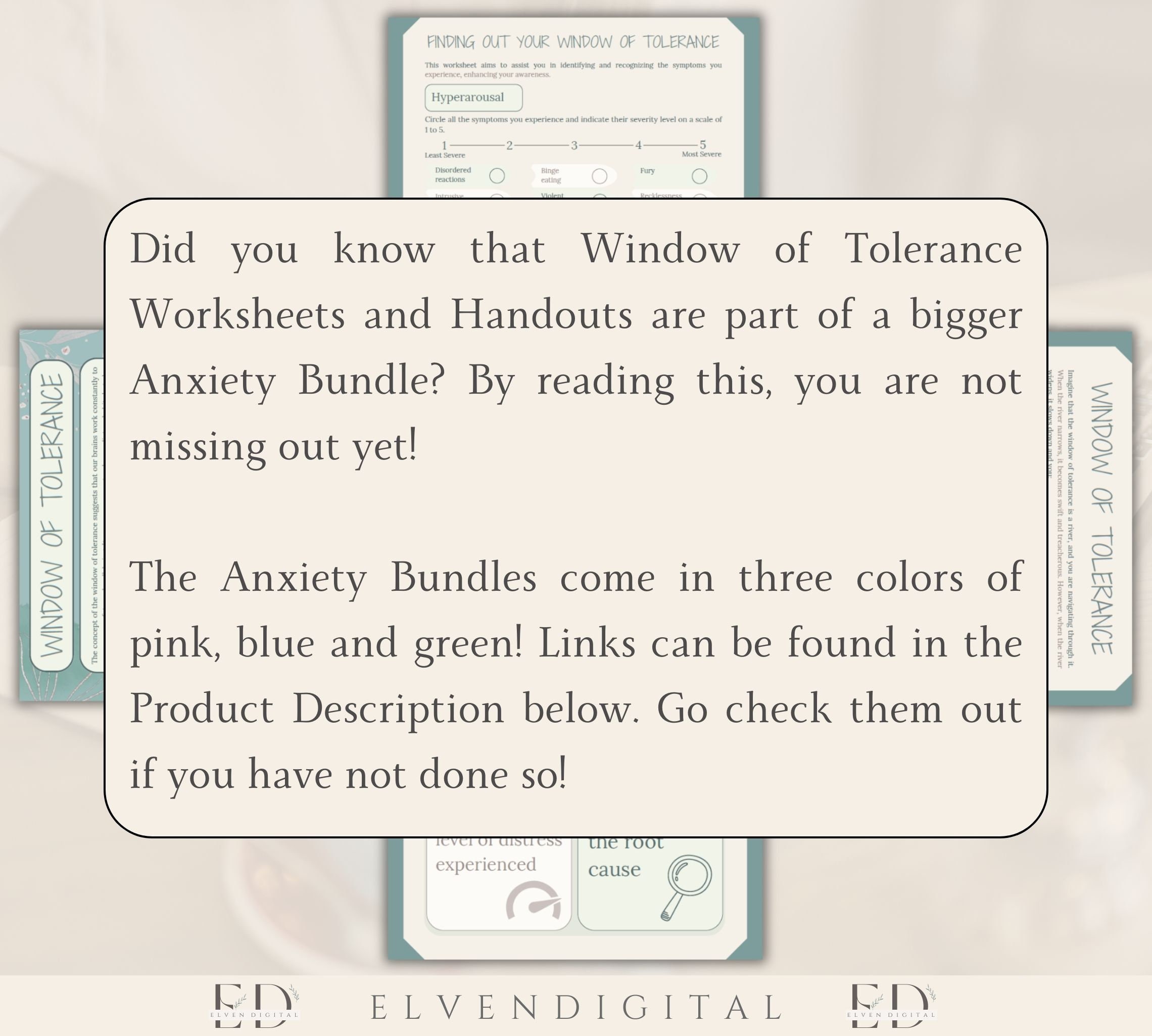 Zones of Regulation Coping Skills Emotional Regulation CBT PTSD Window ...