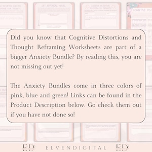 Cognitive Distortion Worksheets Therapy Cognitive Psychology Worksheets ...