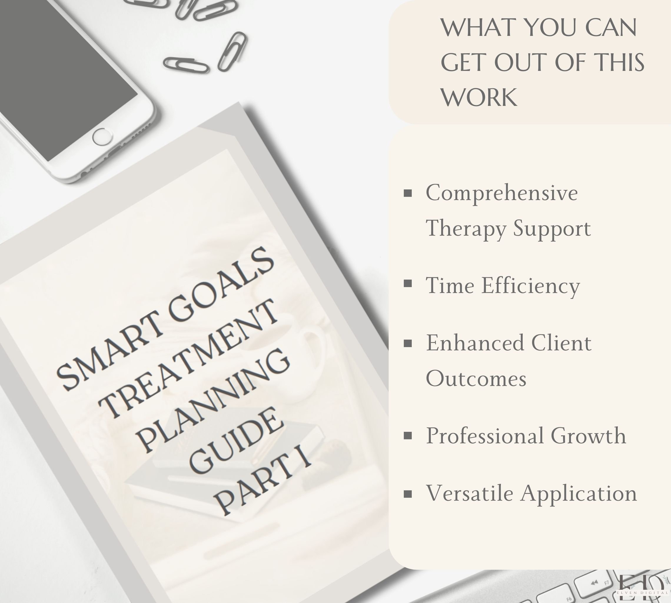 SMART Goals Treatment Planning Guide Therapy Intervention Clinical ...