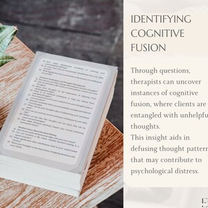 ACT Therapy Questions Therapy Practice Tools ACT Counseling Workbook ...