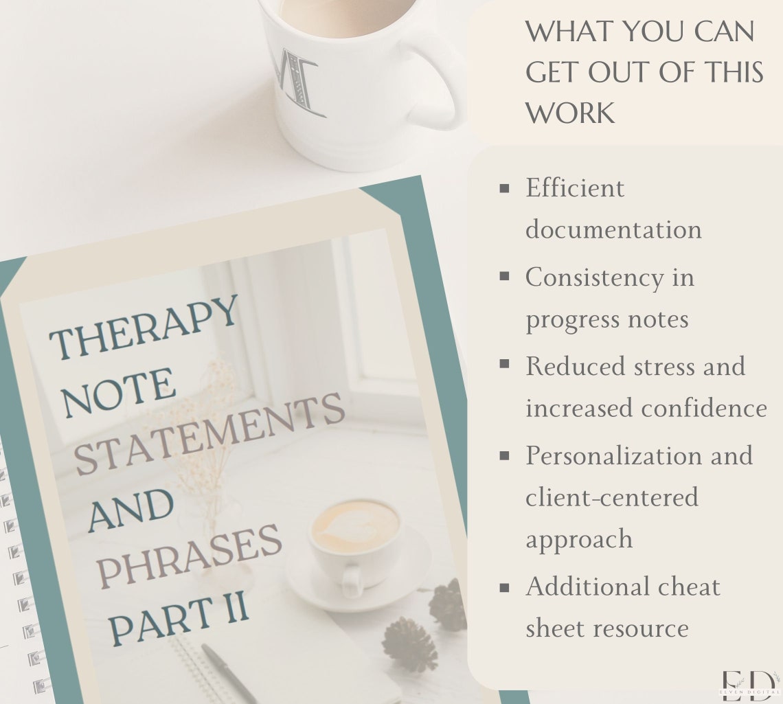 Report Writing Progress Notes for Therapists Psychotherapy Work Therapy ...