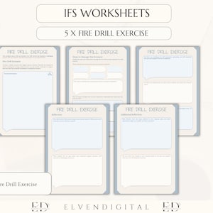 Internal Family Systems Worksheets IFS Cheat Sheets Parts Mapping ...
