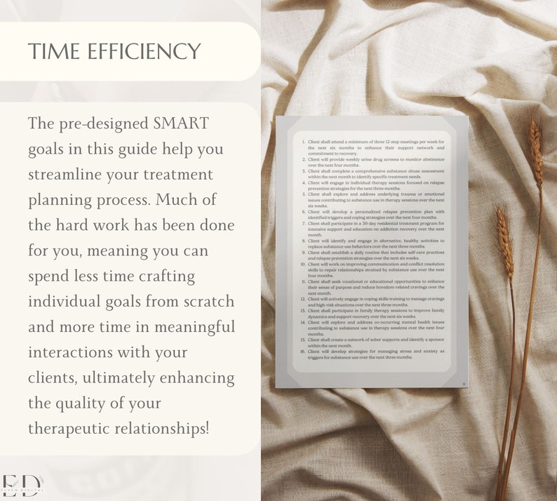 SMART Goals Treatment Planning Guide Therapy Intervention Clinical ...