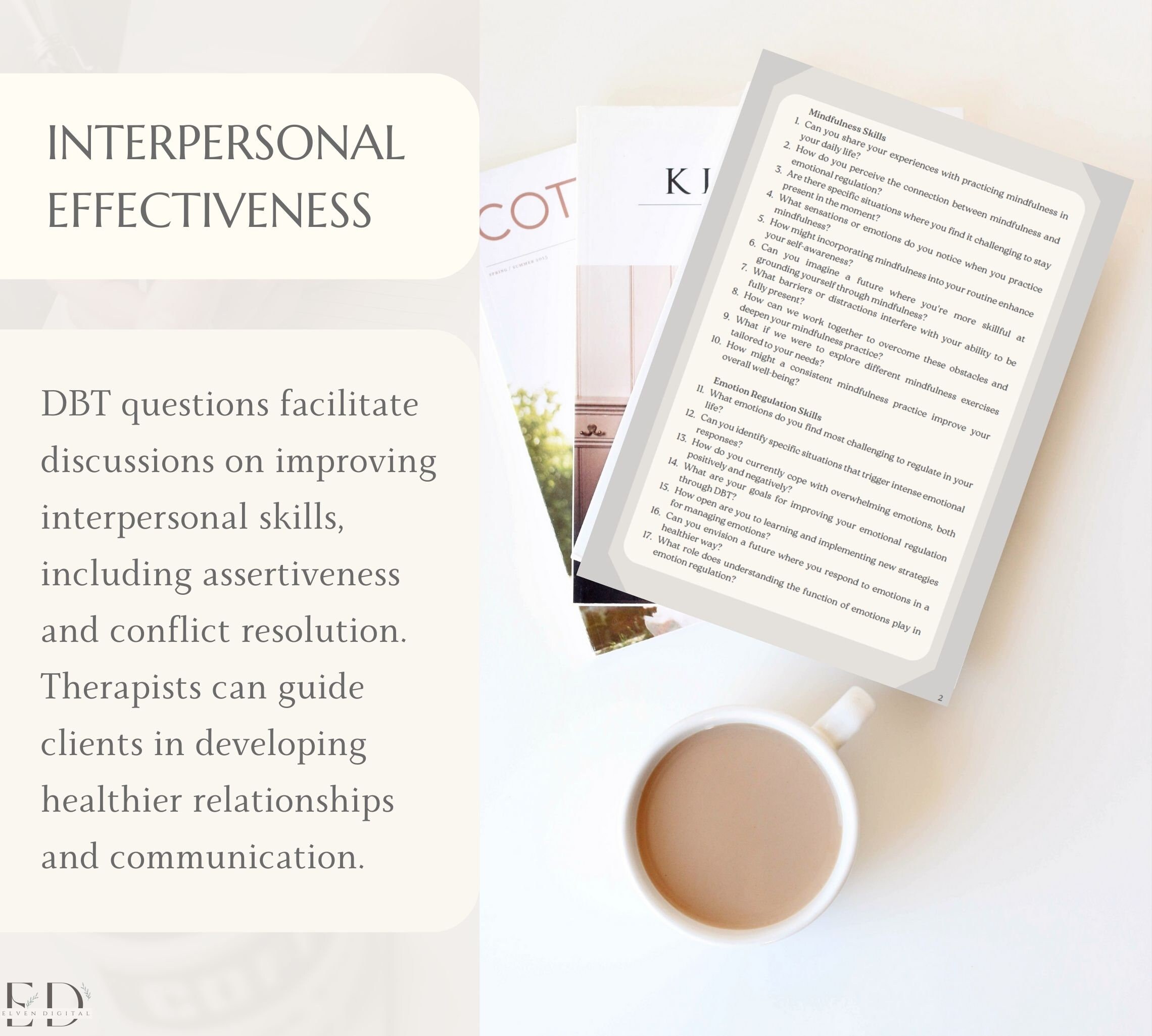 Dialectical Behavioral Therapy Session Questions DBT Cheat Sheet DBT ...