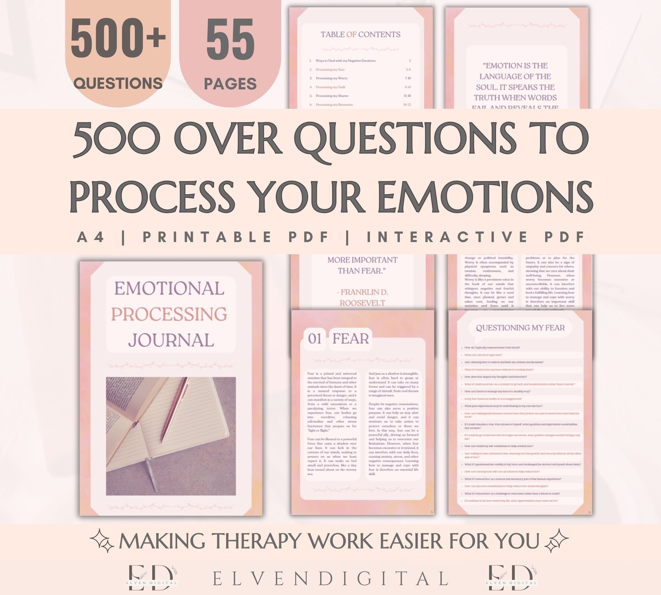 500 Thought Provoking Questions to Help Process Your Emotions, Feelings ...