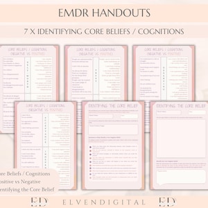EMDR Worksheet Bundle EMDR Script for Therapist EMDR Therapy Worksheets ...