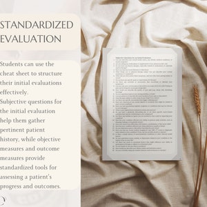 Outpatient Physical Therapy Cheat Sheets Clinical Rotation PT Student ...