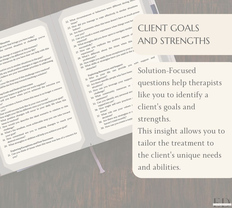 Solution Focused Brief Therapy Questions SFBT SFT Questions Cheat Sheet ...