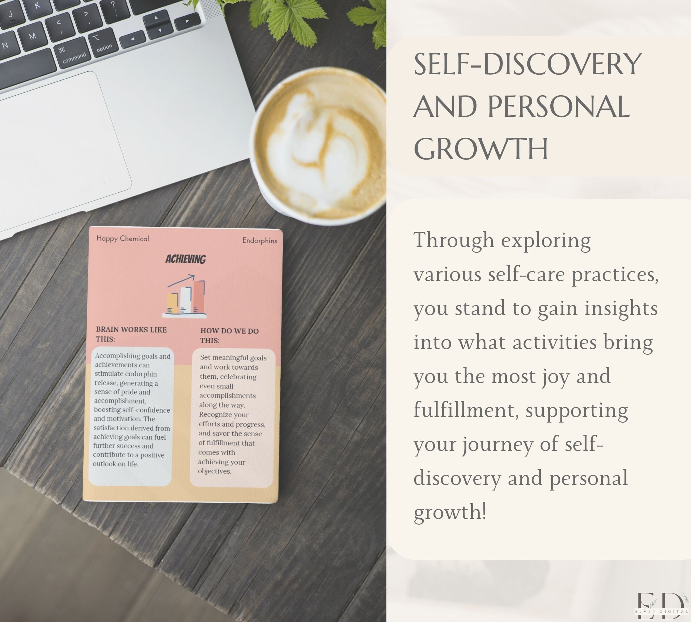 Self Care Card Deck Happy Chemicals Printable Happiness Kits Self Love ...