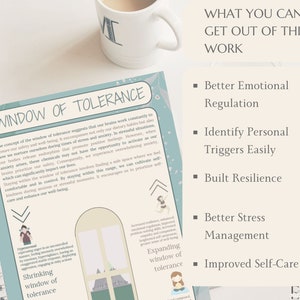 Zones of Regulation Coping Skills Emotional Regulation CBT PTSD Window ...