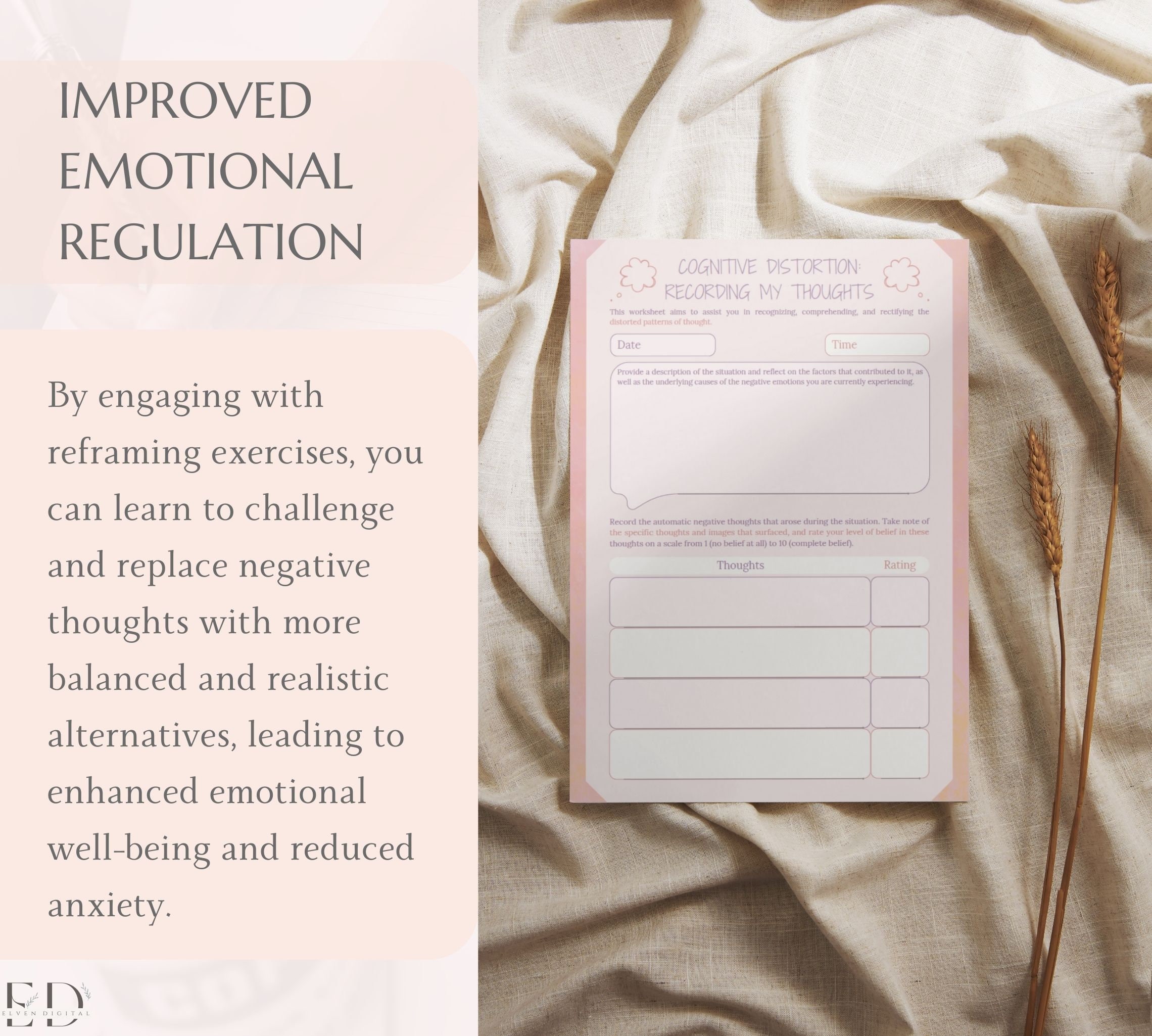 Cognitive Distortion Worksheets Therapy Cognitive Psychology Worksheets ...