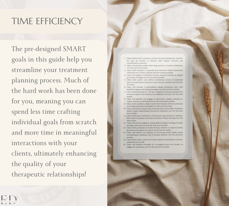 SMART Goals Treatment Planning Guide Therapy Intervention Clinical ...