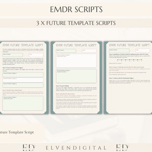 EMDR Worksheets for Therapist EMDR Bundle Therapy Scripts EMDR Handouts ...