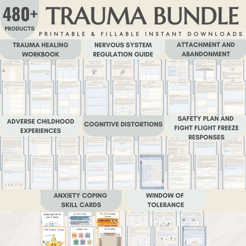 Trauma Workbook - Etsy