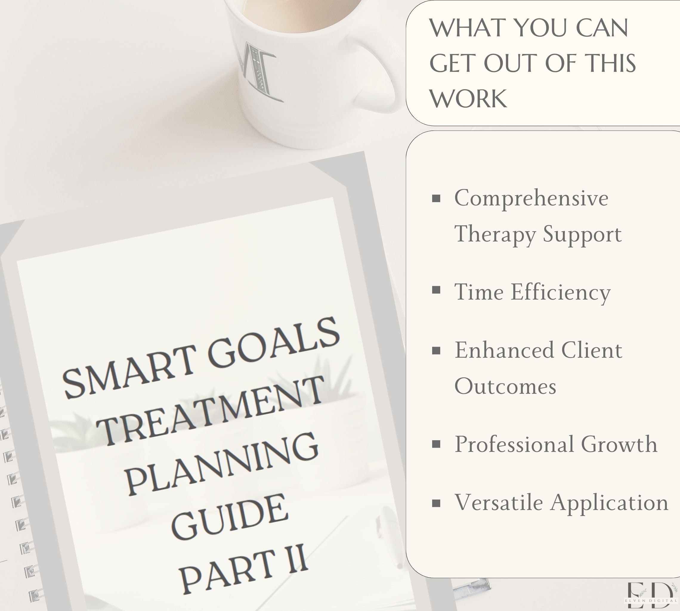 SMART Goals Treatment Planning Guide for Therapist Progress Notes ...