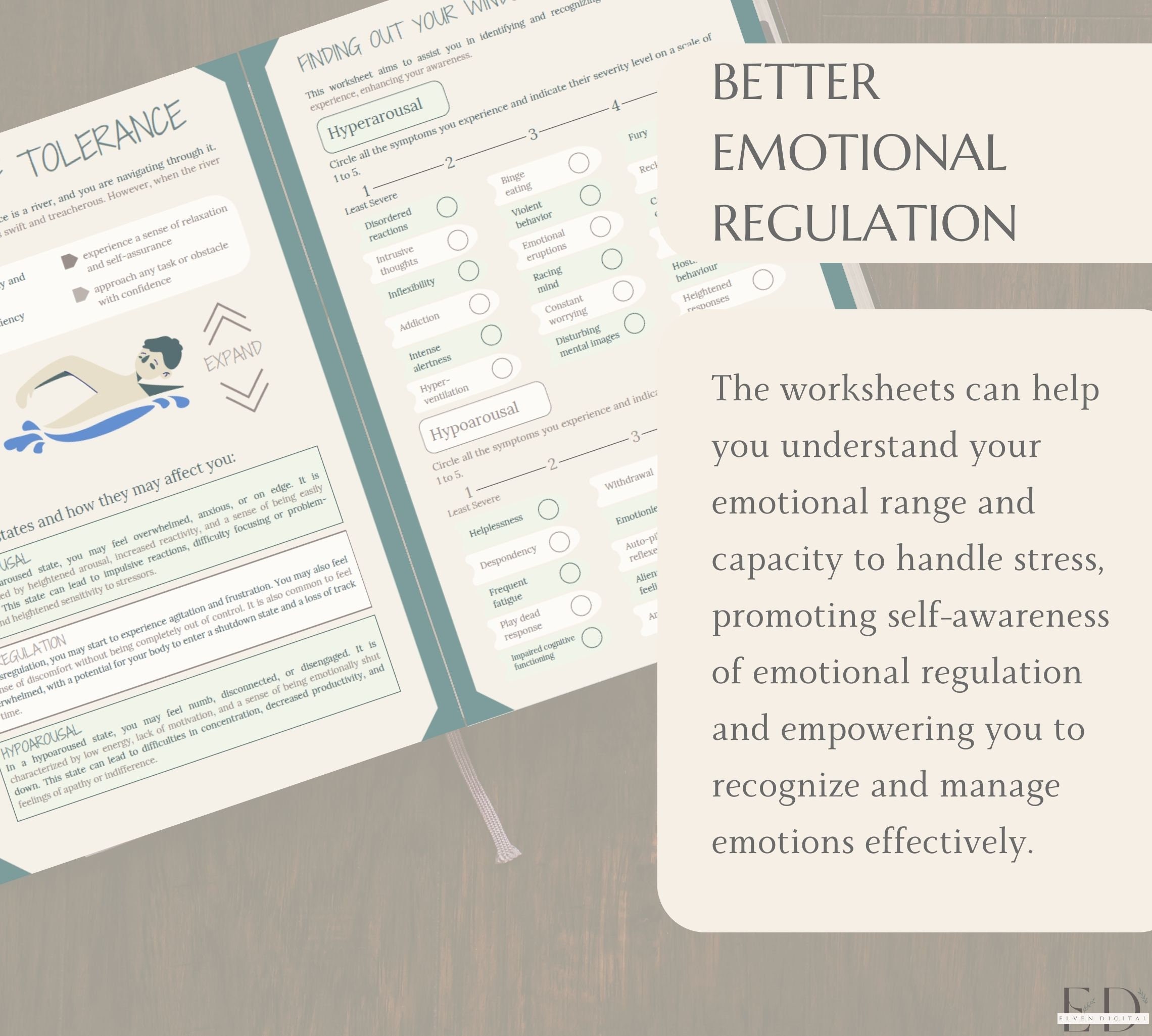 Zones of Regulation Coping Skills Emotional Regulation CBT PTSD Window ...