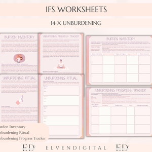 IFS Resource Bundle Parts Work Worksheets IFS Cards Internal Family ...