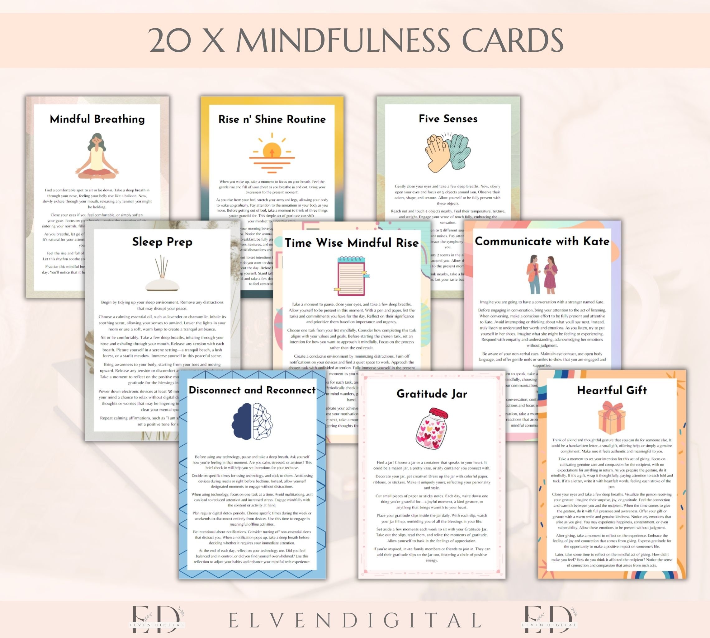 Therapy Workbook Coping Skills Cards Therapist Anxiety Bundle ...