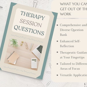 Therapy Session Notes Therapist Forms for Anxiety Relief Kit CBT ...
