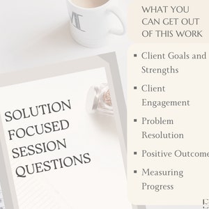Solution Focused Brief Therapy Questions SFBT SFT Questions Cheat Sheet ...