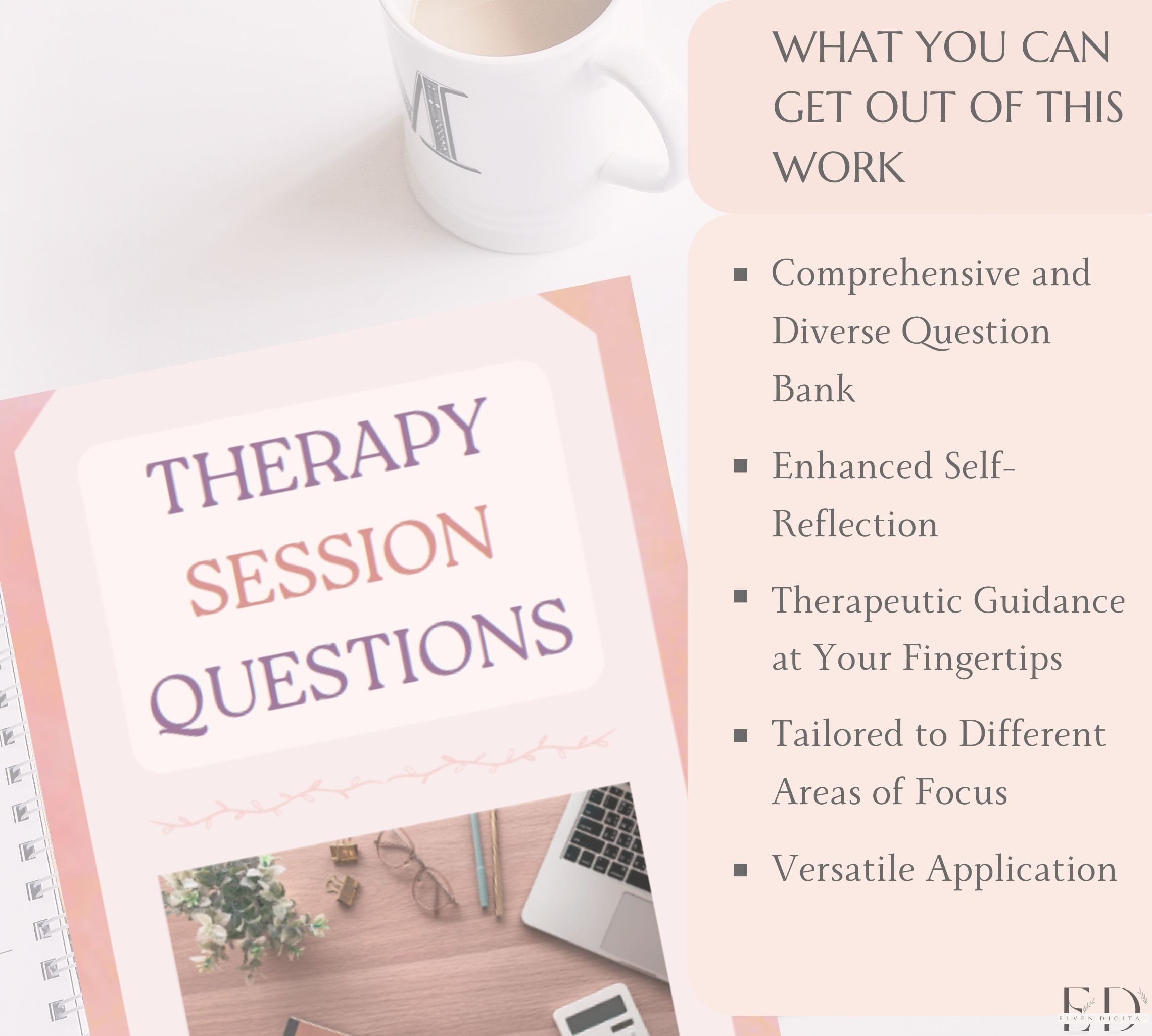 Therapy Session Notes Therapist Worksheets Anxiety Relief Kit CBT ...