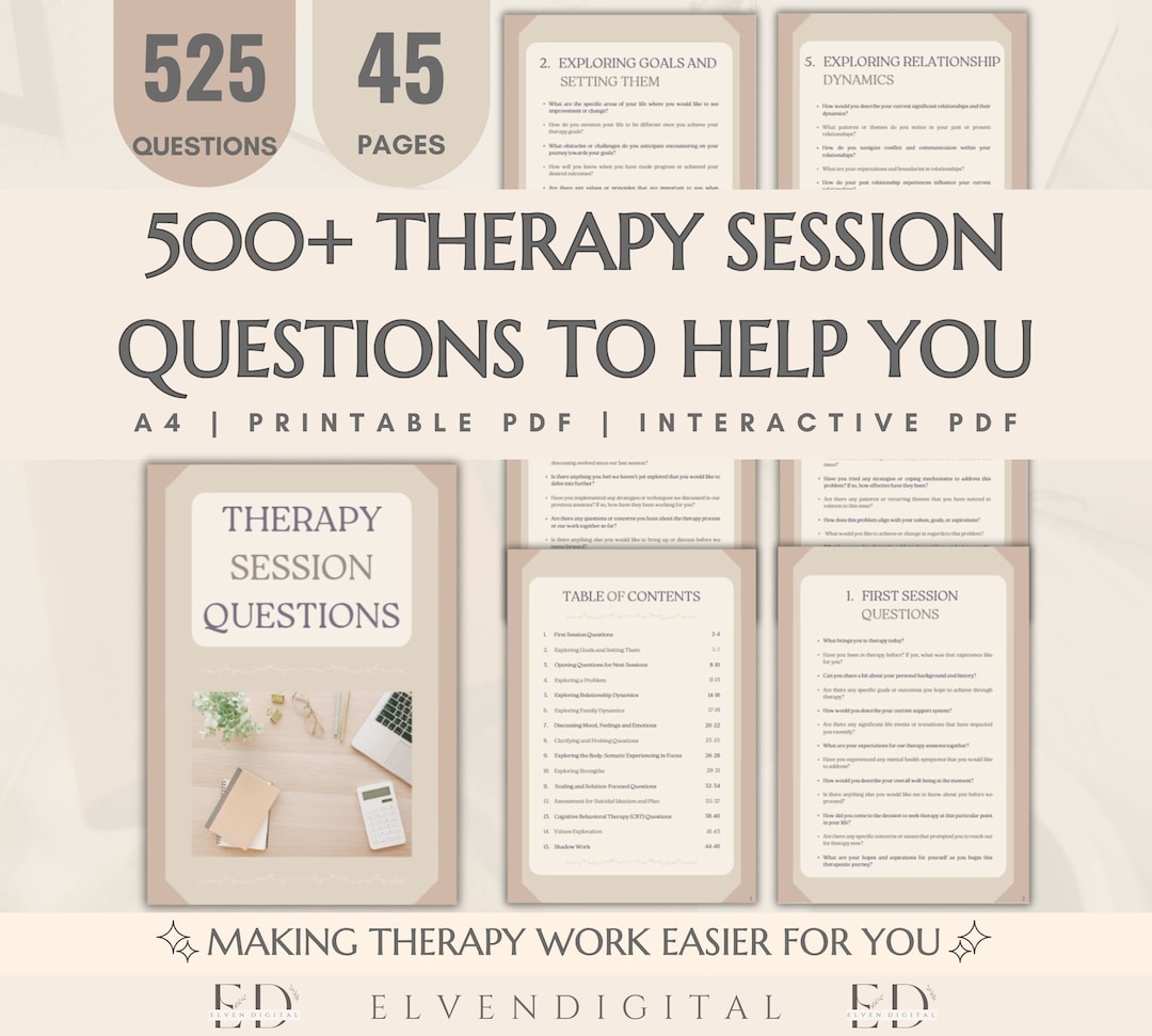 CBT Therapy Aids Emotional Processing Prompts Therapy ADHD Questions ...