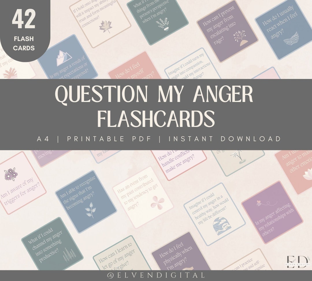 Anger Regulation Toolkit Self-discovery Transformation Taming - Etsy