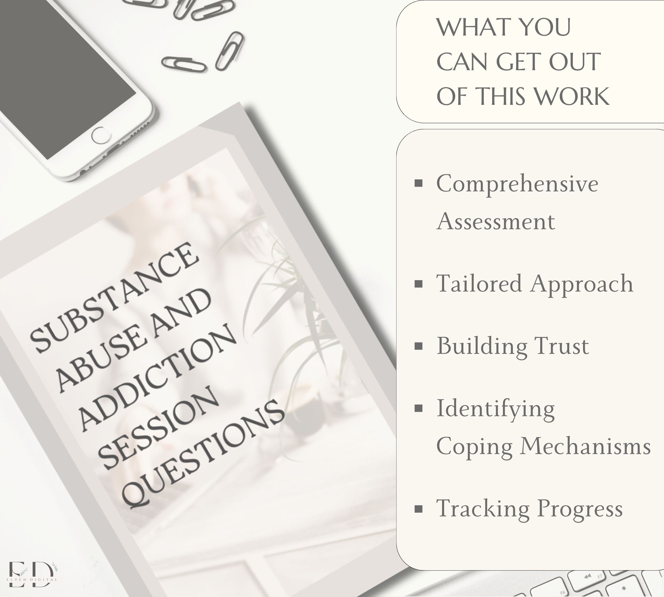 Substance Abuse Addiction Therapy Session Questions for Client Recovery ...