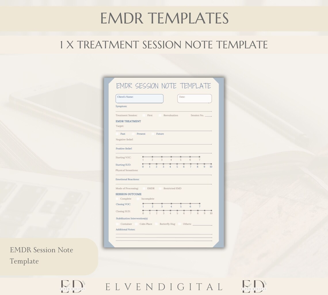 EMDR Worksheet Bundle Eye Movement Psychotherapy Bundle EMDR Scripts ...