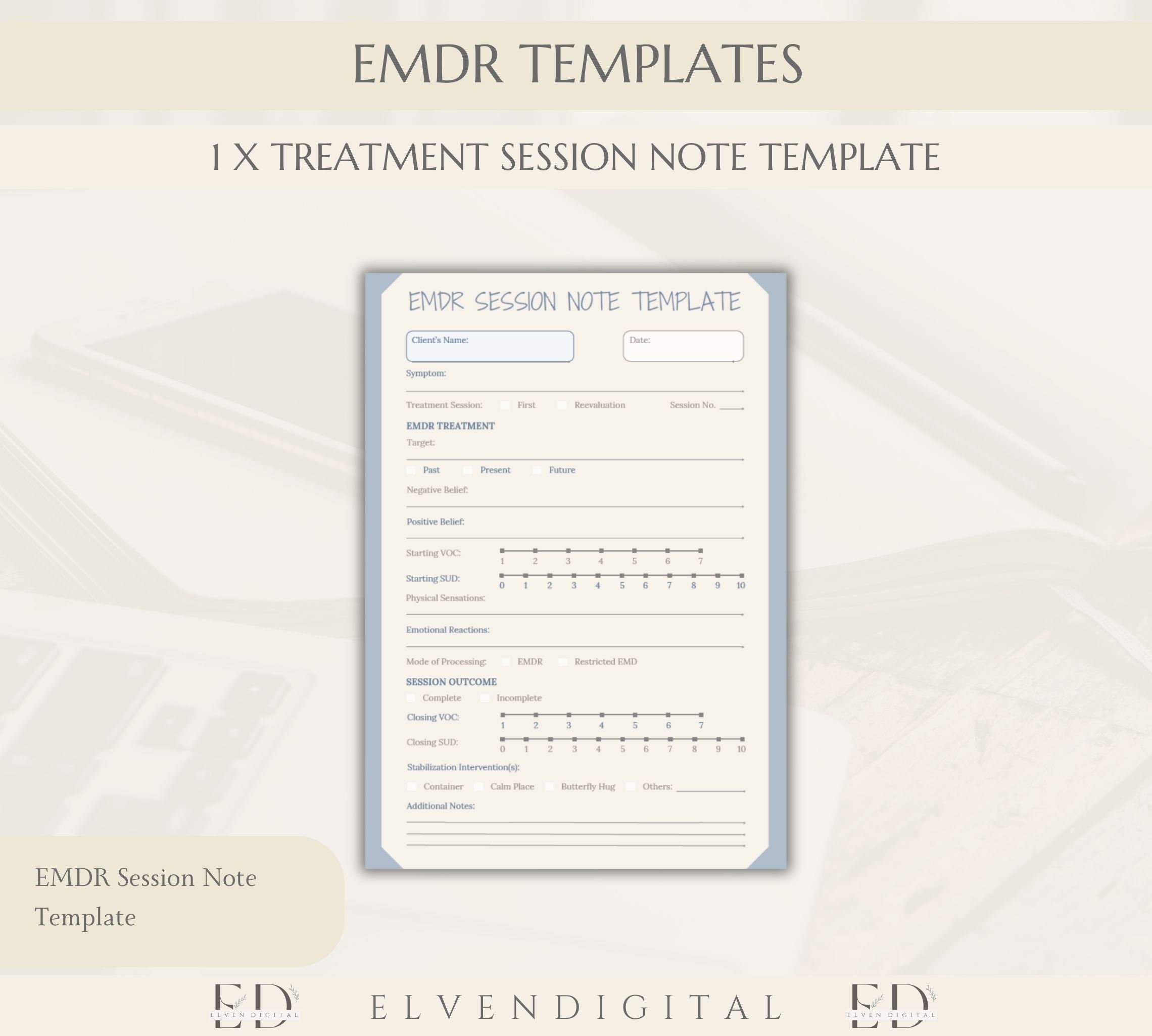 EMDR Worksheet Bundle Eye Movement Psychotherapy Bundle EMDR Scripts ...