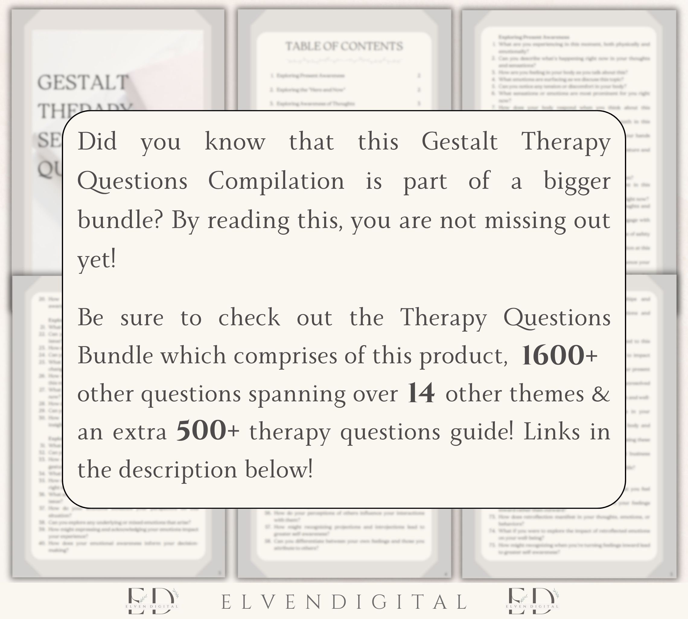 Gestalt Therapy Session Questions for Client Therapist Questions ...