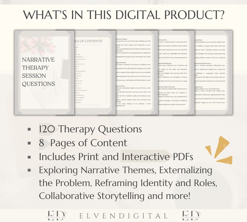 Narrative Therapy Questions Narrative Therapist Session Plan Narrative ...