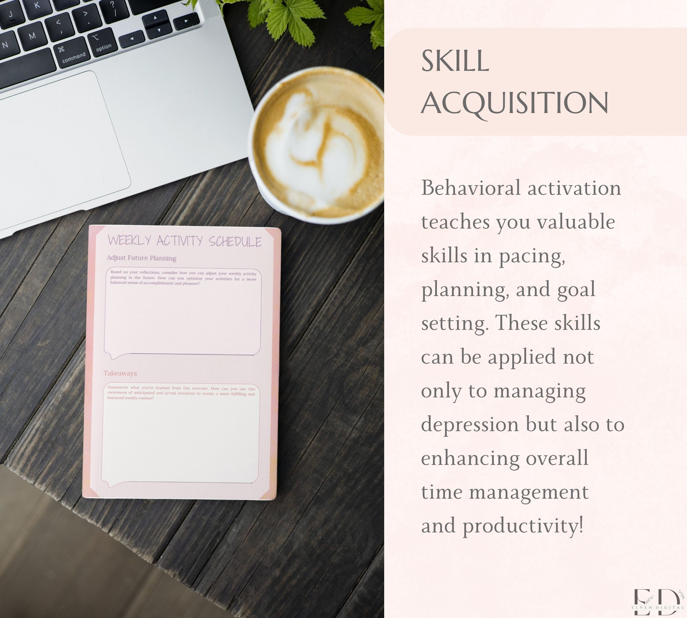 CBT Worksheets Behavioral Activation Cognitive Behavioral - Etsy