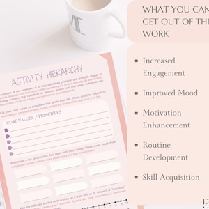 CBT Worksheets Behavioral Activation Cognitive Behavioral Therapy ...