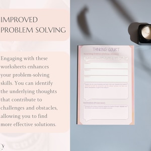 CBT for Anxiety CBT Worksheets for Teen and Adult Challenging Anxious ...