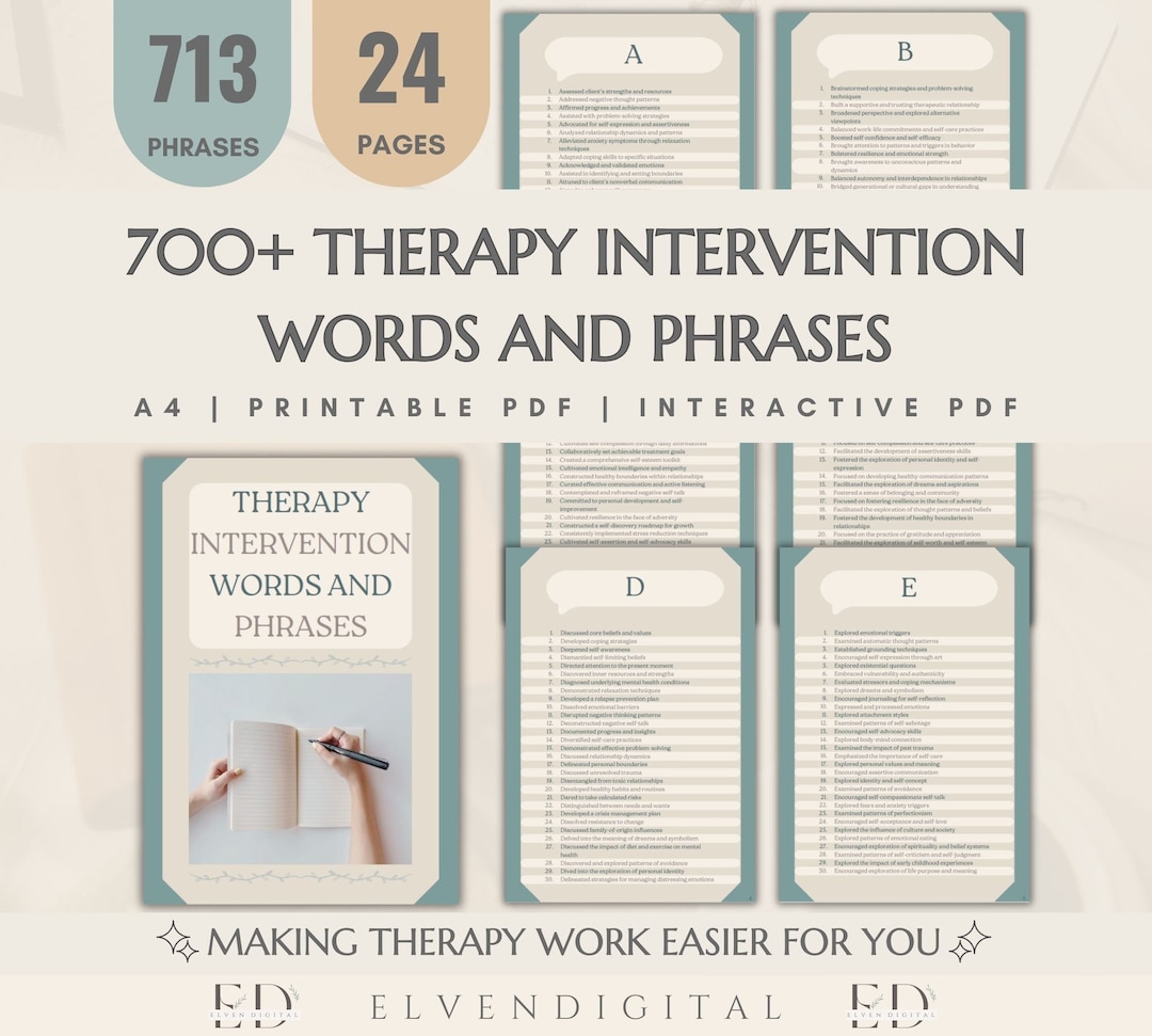 Therapy Session Notes Counseling Planner Printable Therapist Resources ...