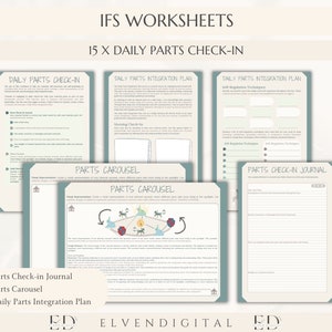 Internal Family Systems Cheat Sheets IFS Therapy Worksheets IFS ...