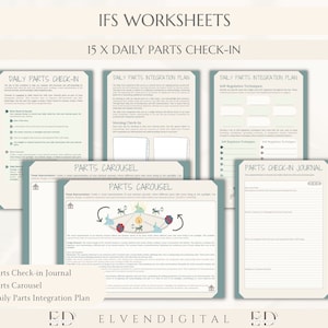 Internal Family Systems Cheat Sheets IFS Therapy Worksheets IFS ...