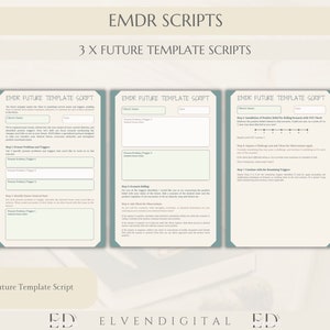 EMDR Worksheets for Therapist EMDR Bundle Therapy Scripts EMDR Handouts ...