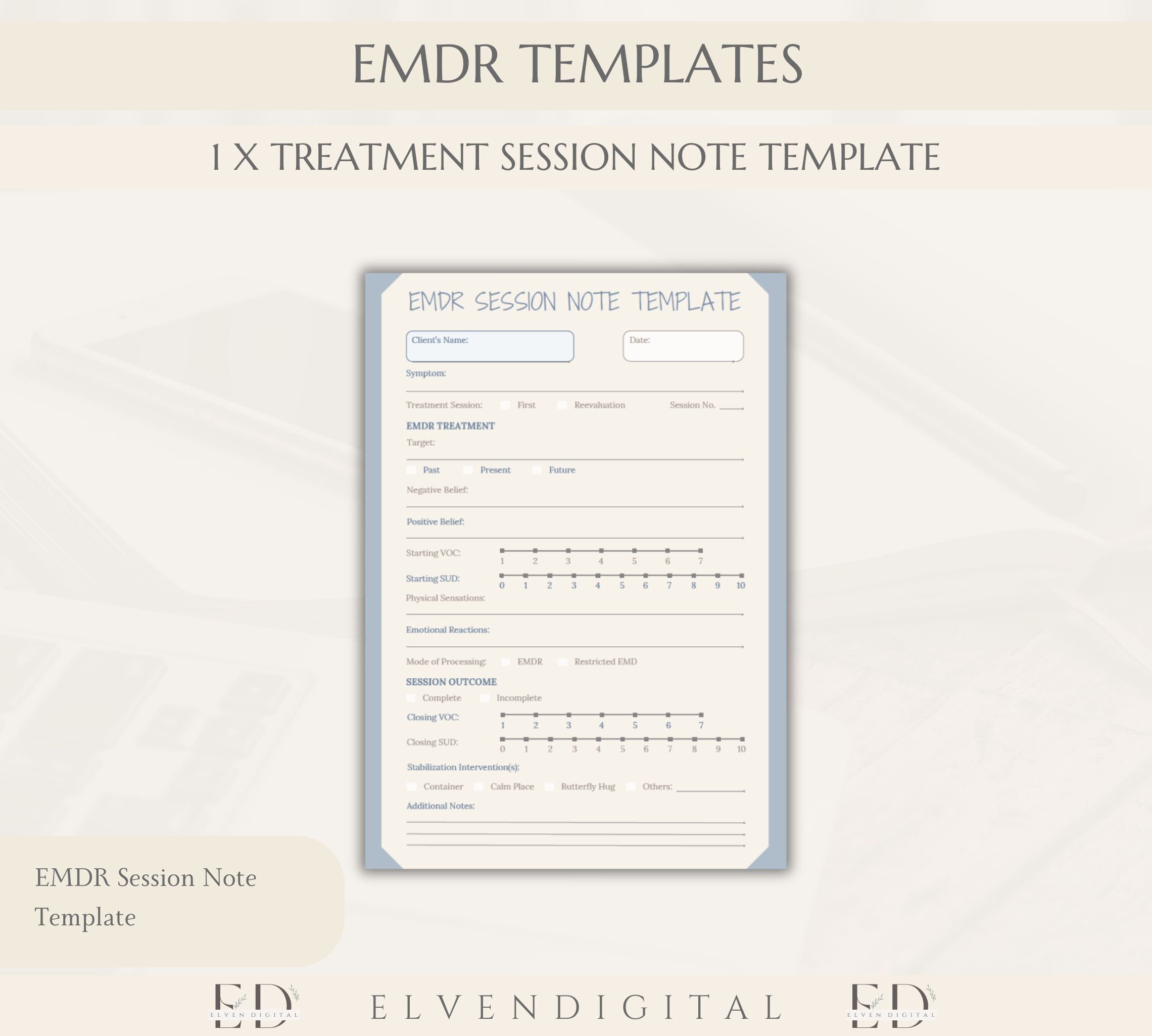 EMDR Worksheet Bundle Eye Movement Psychotherapy Bundle EMDR Scripts ...