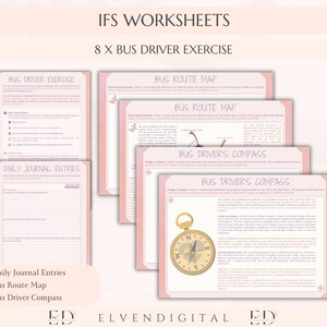IFS Resource Bundle Parts Work Worksheets IFS Cards Internal Family ...