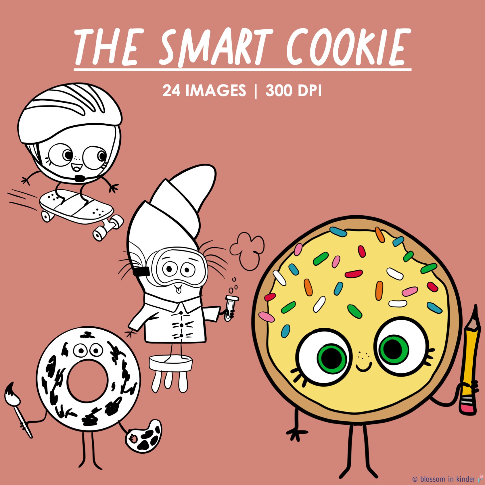 Smart Cookie Clip Art