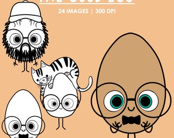 The Good Egg Character Set 6 Pack Wooden Eggs Story Time - Etsy