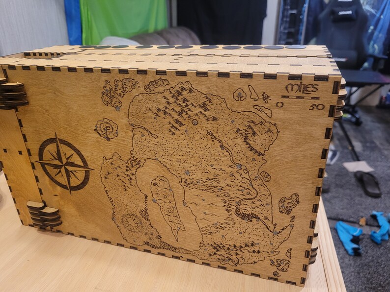 D&D DM Screen laser Cut Files - Etsy