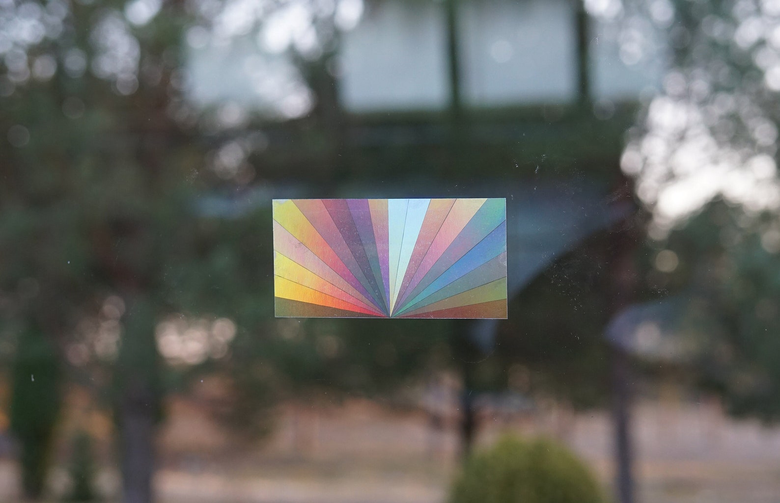 Sunrise Suncatcher, Holographic Sticker, Sun Catcher Decal, Rainbow ...