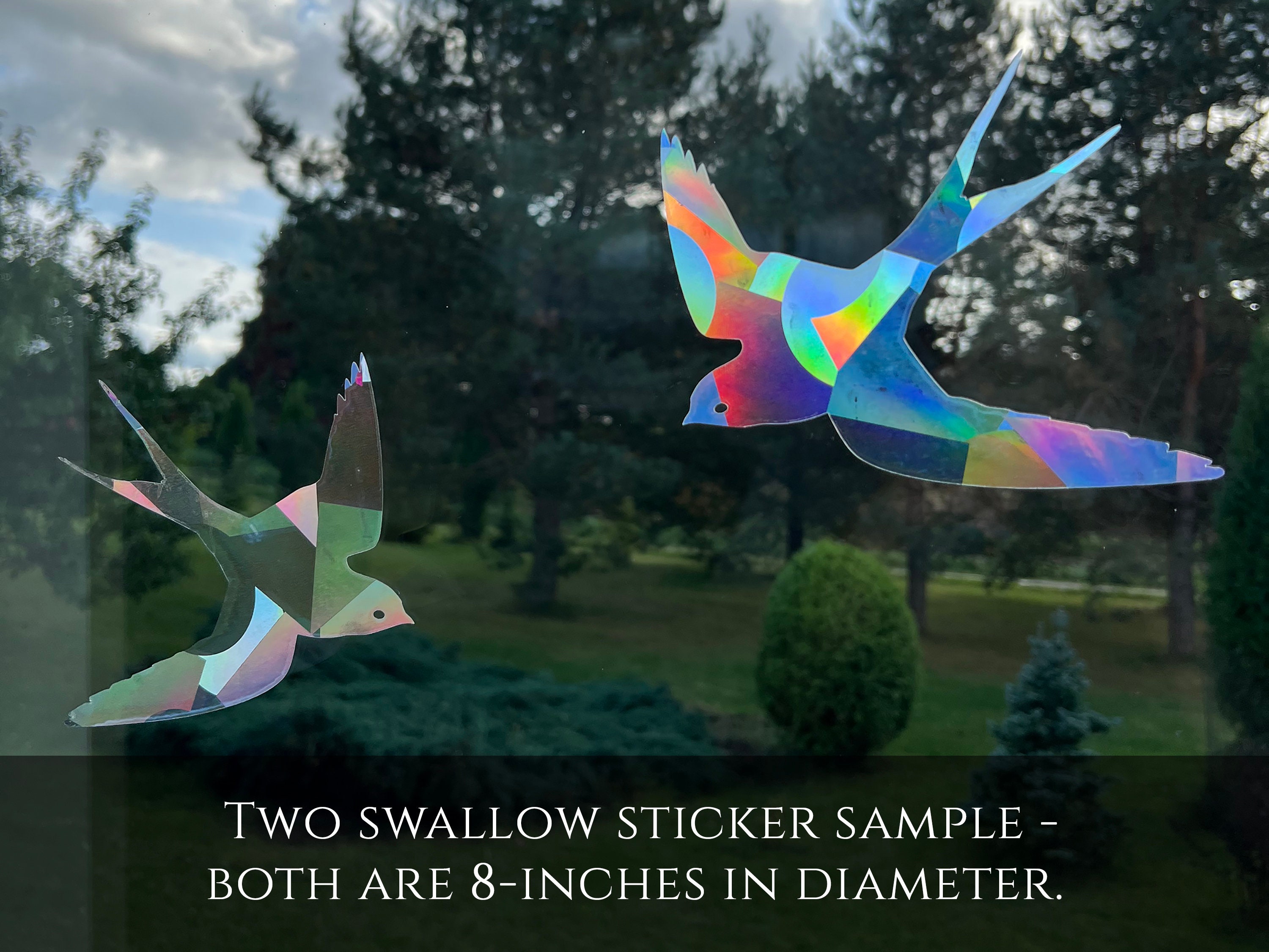 Sunrise Suncatcher, Holographic Sticker, Sun Catcher Decal, Rainbow ...